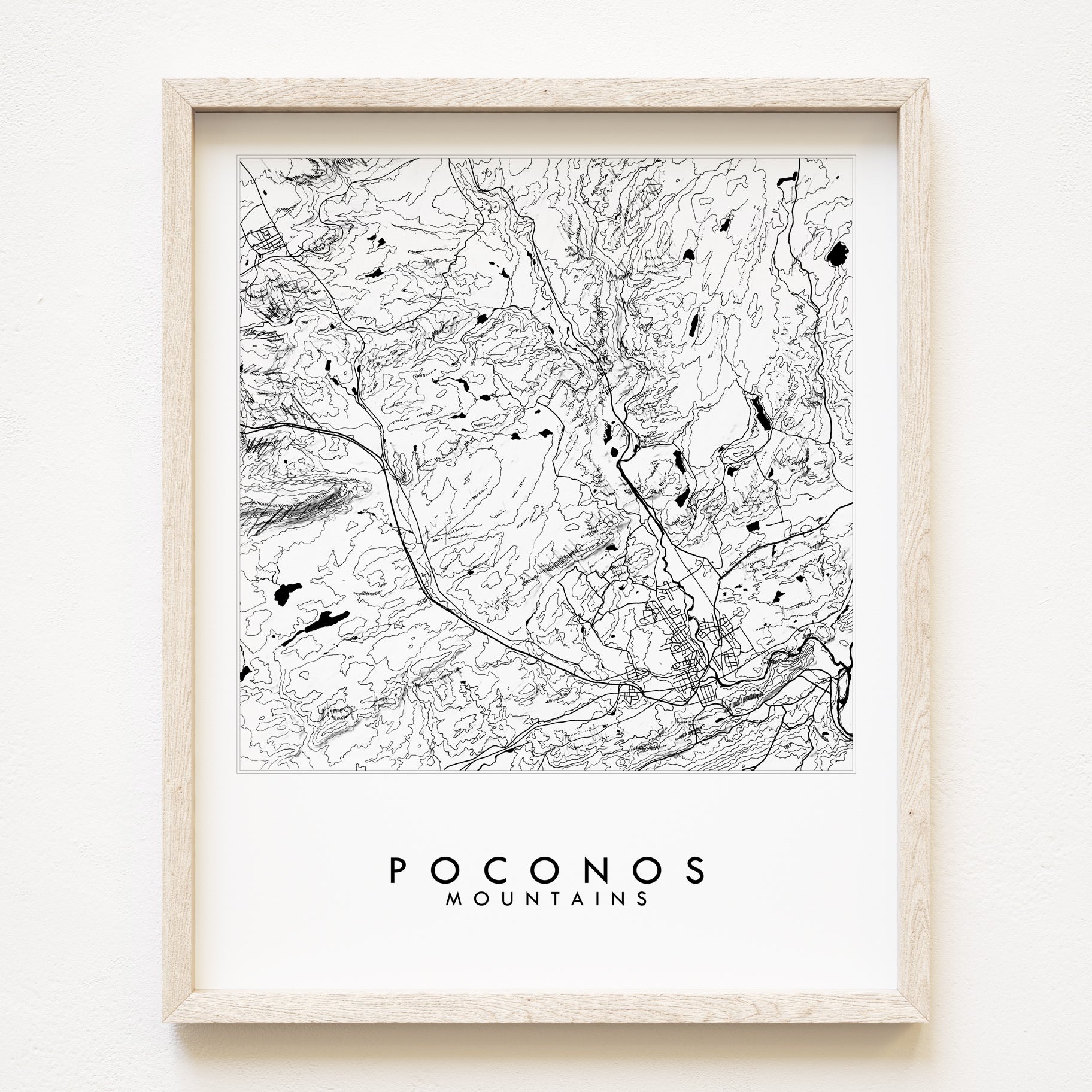 Poconos Map