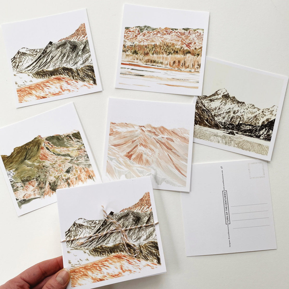 Mountains Postcards, Set 5 — Turn-of-the-Centuries